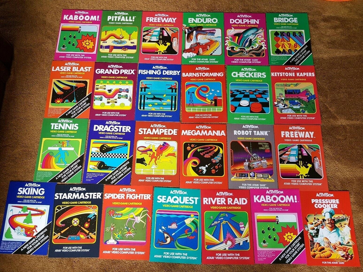 ACTIVISION ATARI Box Art HUGE Bundle. - Etsy.de