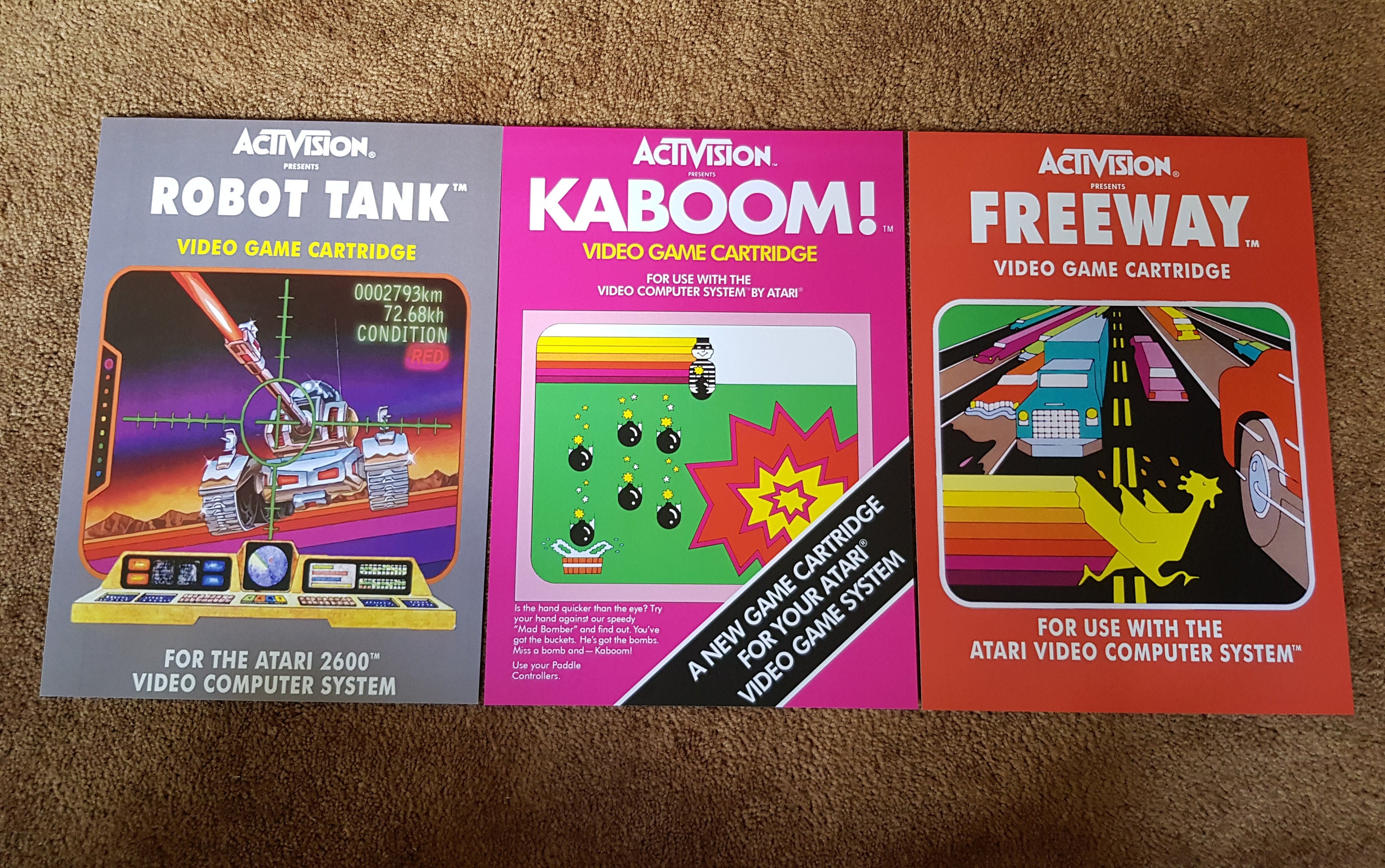 ACTIVISION ATARI Box Art HUGE Bundle. - Etsy
