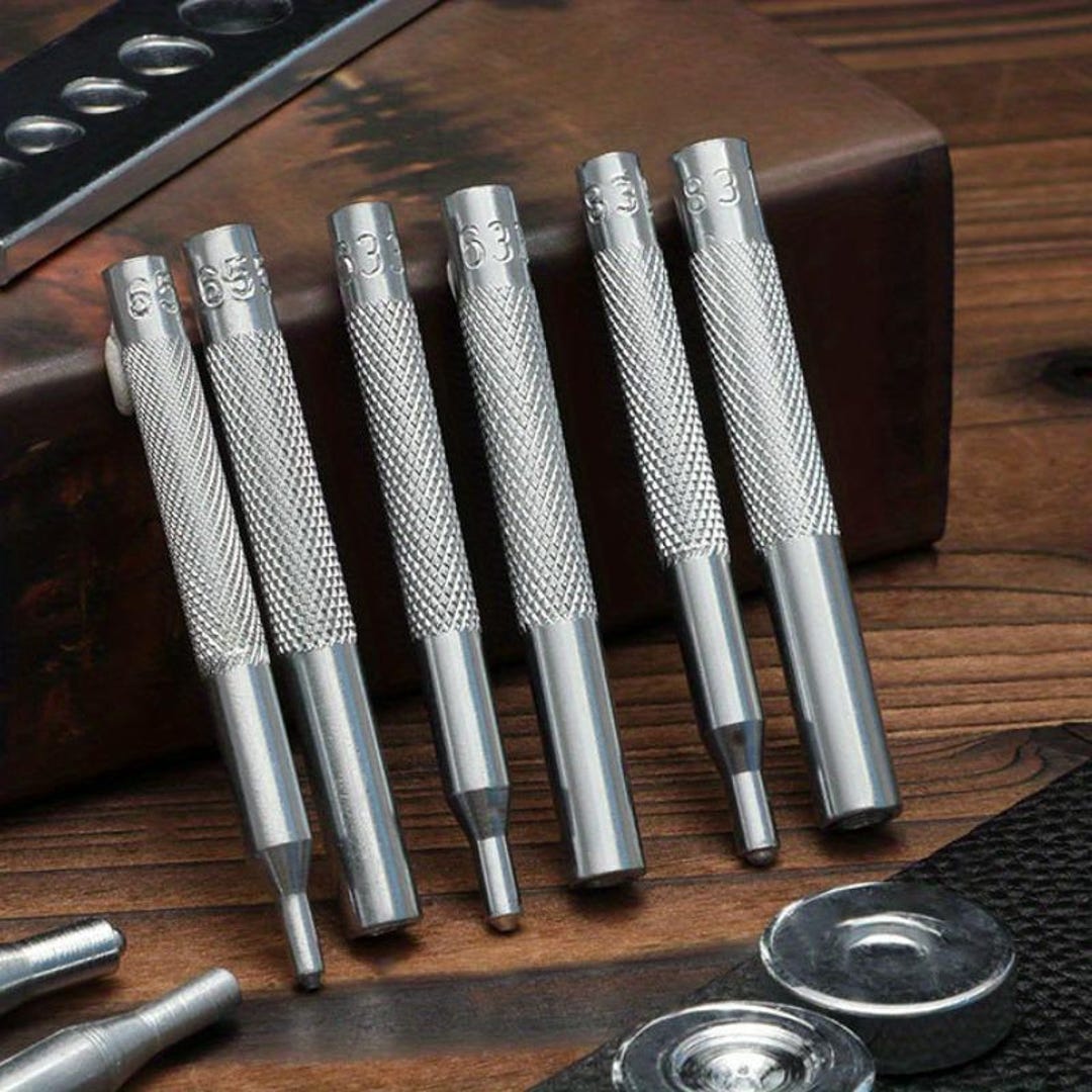 11pcs/set Four Buckle Tool Hand Punch Tools Button Tool Leather ...