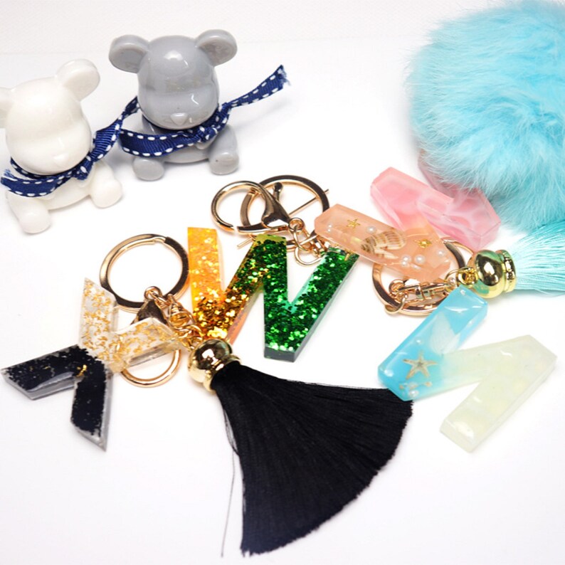 26 English Letter Digital Moulds High Mirror DIY Crystal | Etsy