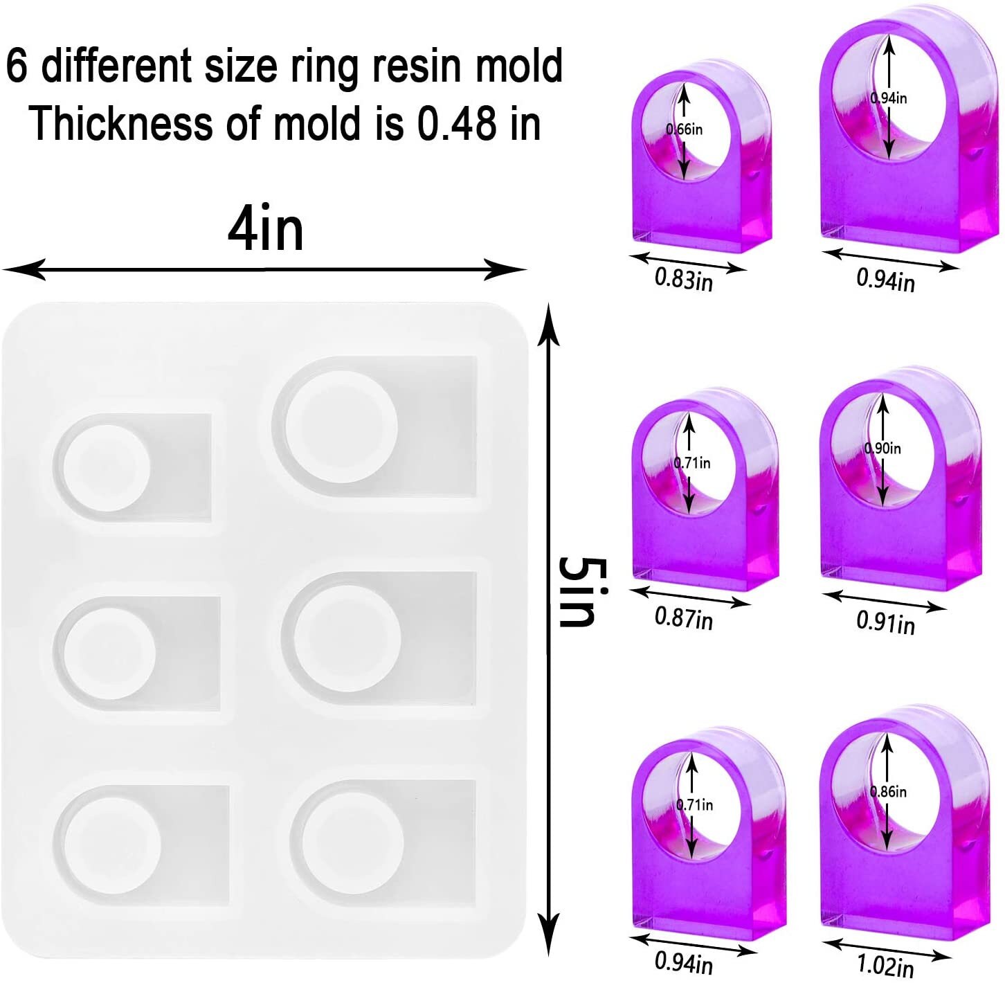 Silicone Ring Mold, Epoxy Resin Casting, Jewelry DIY - Etsy