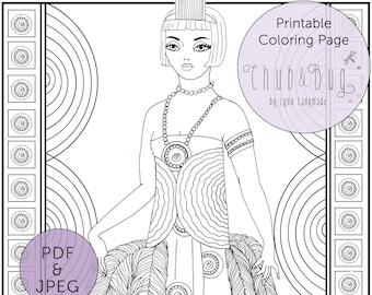 1920's coloring pages