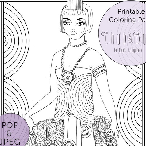 1920 S Jazz Age Coloring Pages