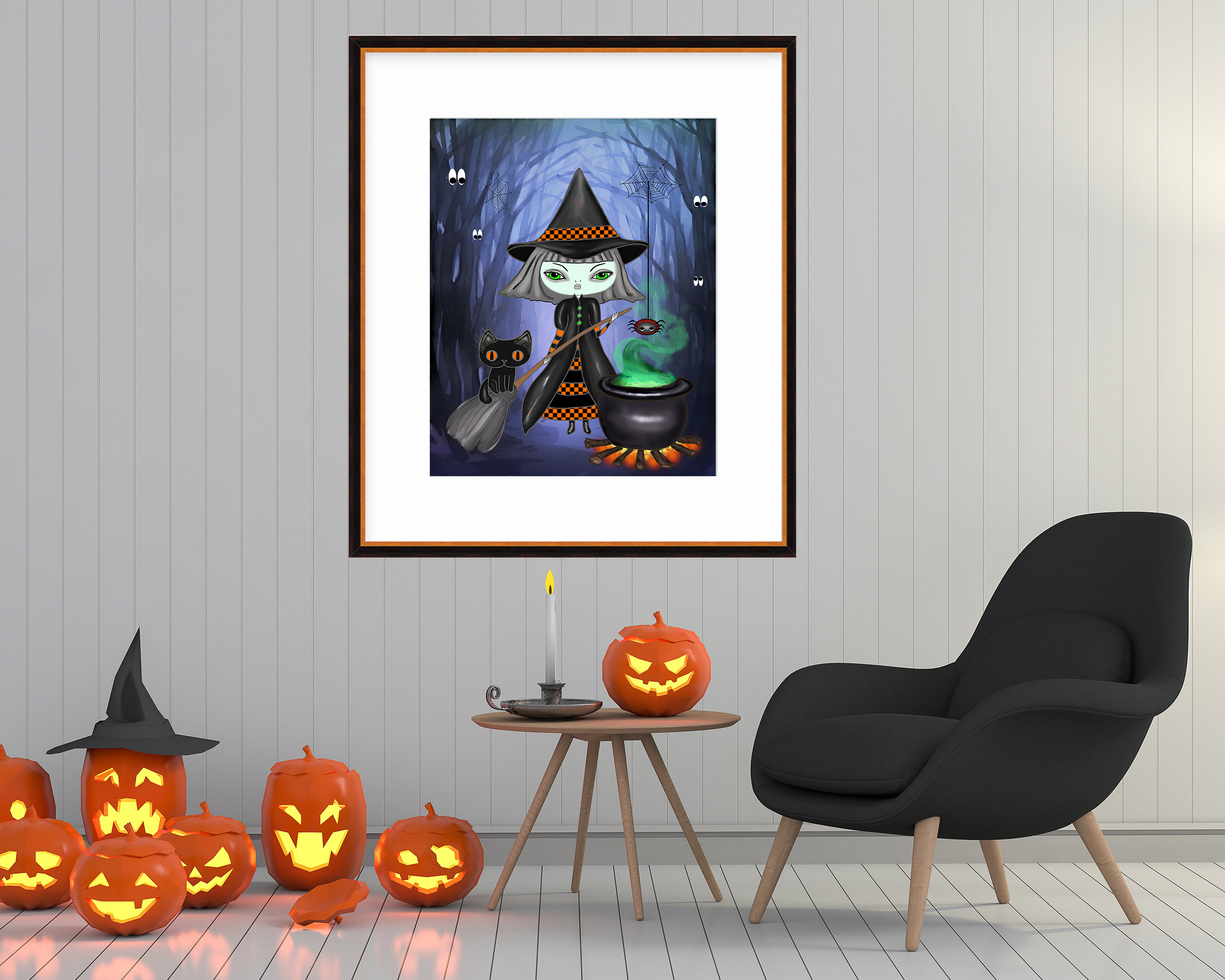 Halloween Signs Halloween Wall Art 16x20 Outdoor Halloween - Etsy