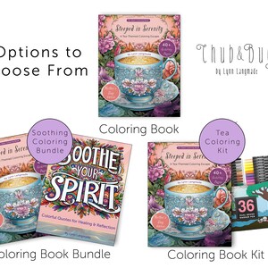 Mother's Day Tea Time Coloring Book - 40 Relaxing Tea Coloring Pages ...