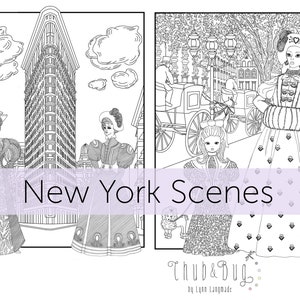 Fashion Coloring Book- Gibson Girl Style in the Gilded Age Coloring ...