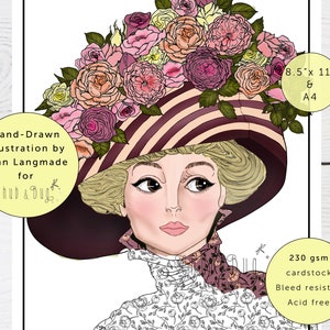 Fashion Coloring Book- Gibson Girl Style in the Gilded Age Coloring ...