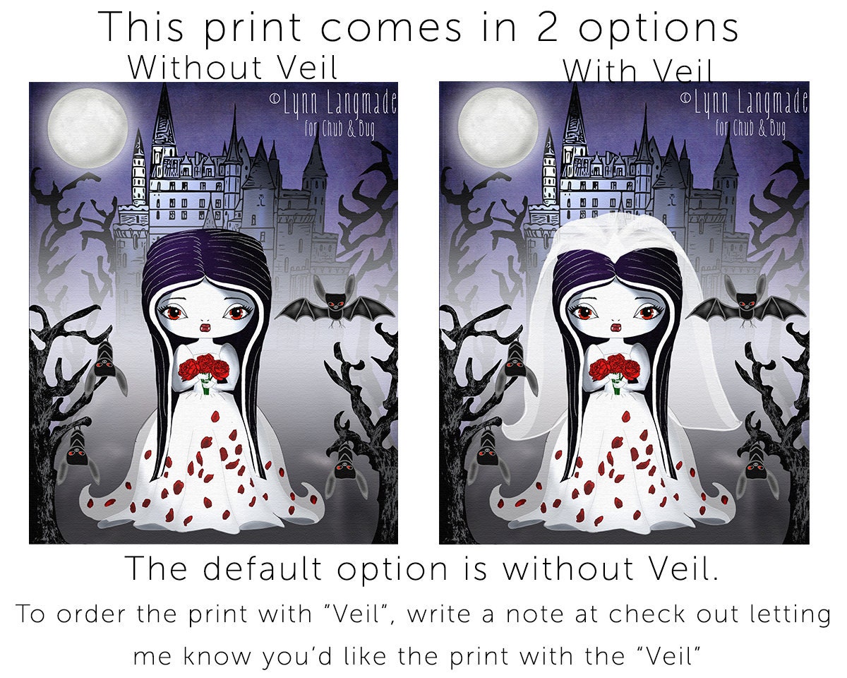 Vampire Illustration Print Cute Halloween Kawaii Halloween - Etsy