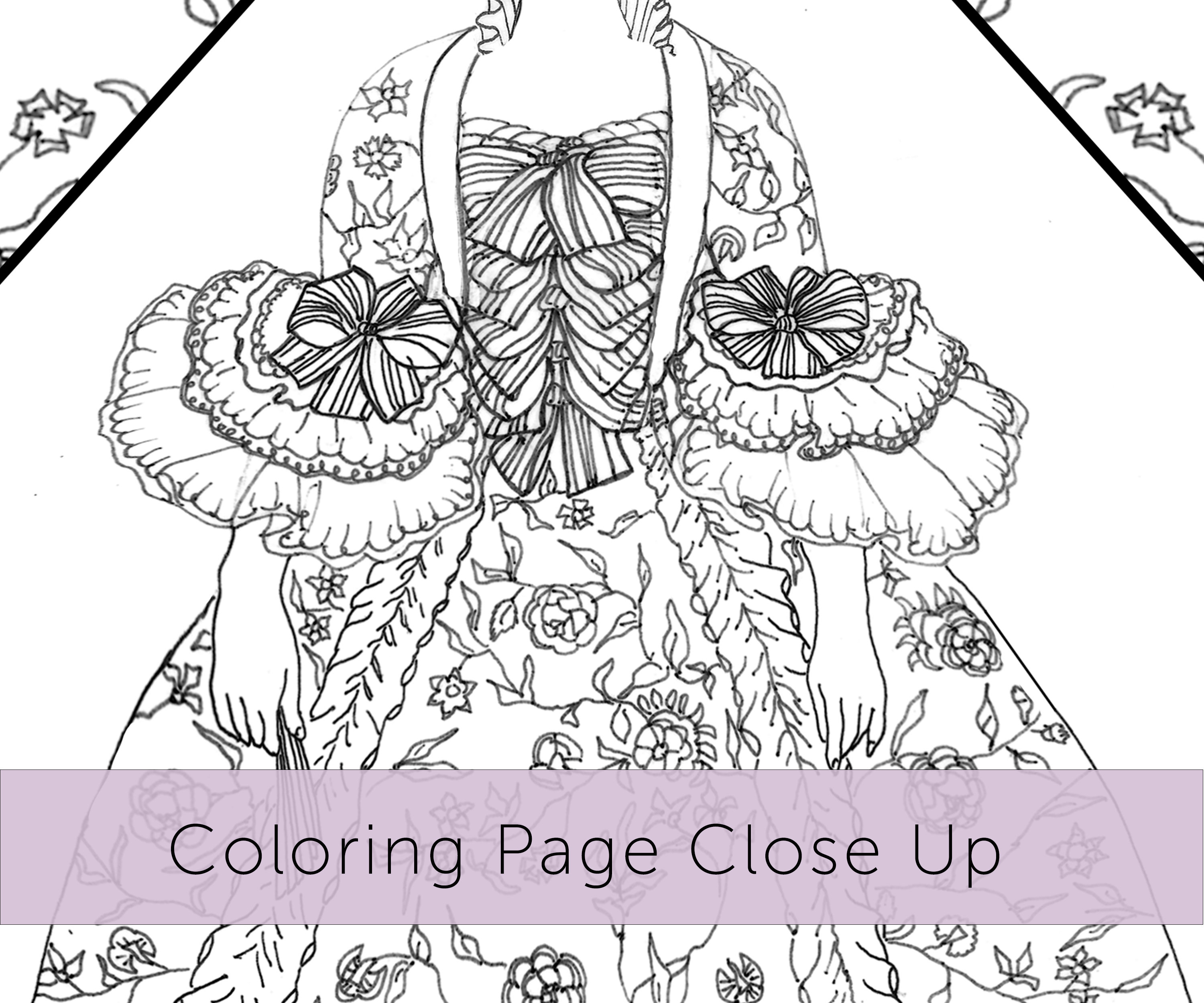 Coloring Pages for Women 6 Pack Printable Coloring Pages of - Etsy