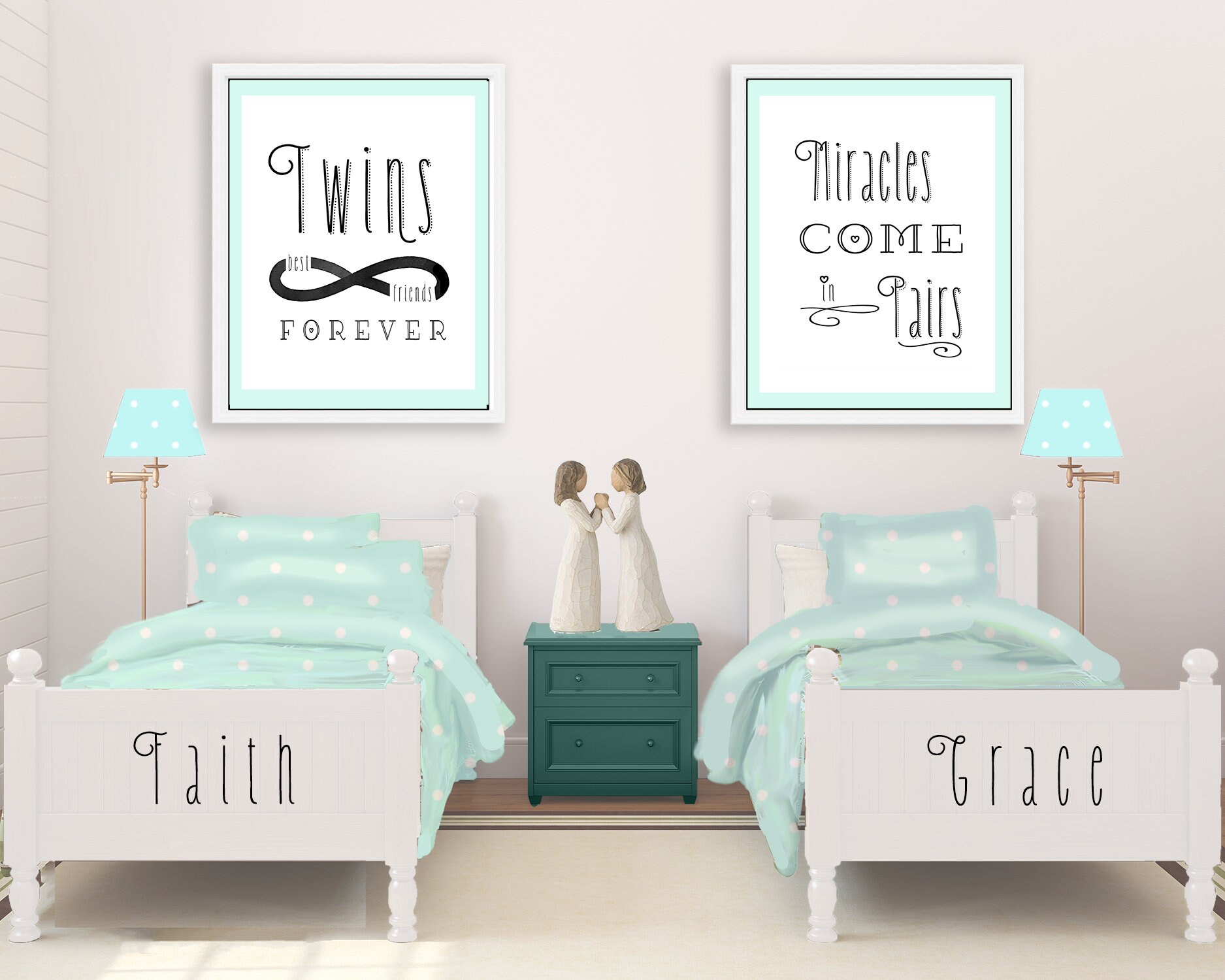 Cute Twin Sayings Twin Quote Print Set 8x10, Being a Twin Quotes ...