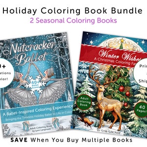 Nutcracker Ballet Holiday Coloring Book - 40 Christmas Scenes With a ...