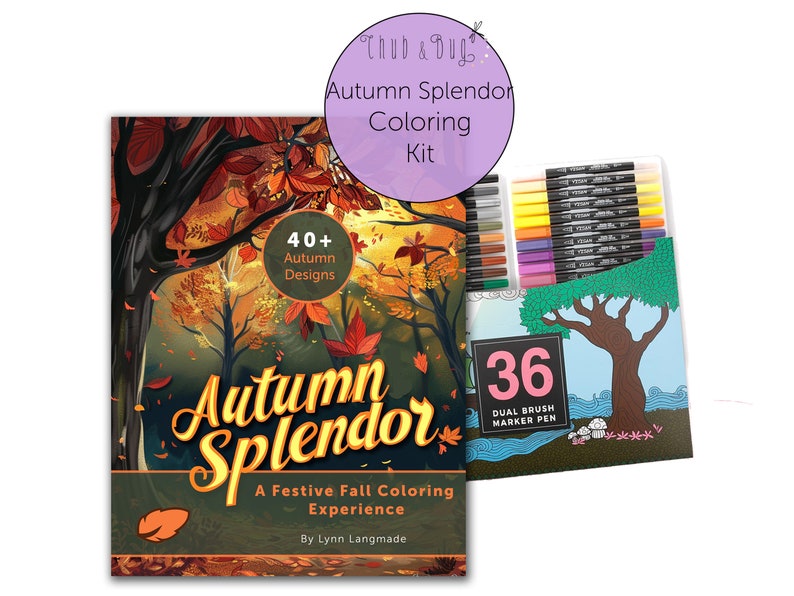 Autumn Coloring Book: 40+ Festive Fall Designs - Etsy