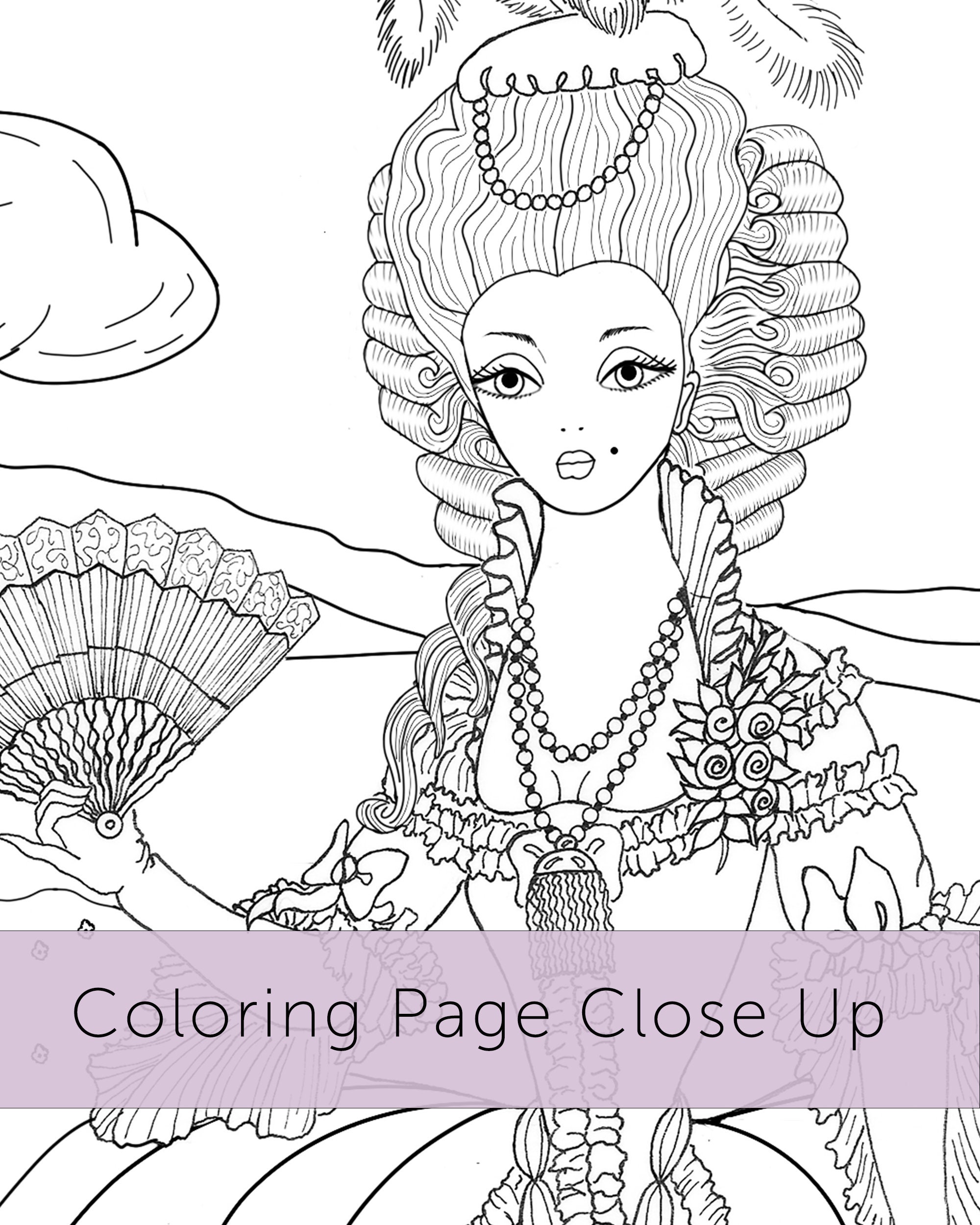 Coloring Pages for Women 6 Pack Printable Coloring Pages of - Etsy