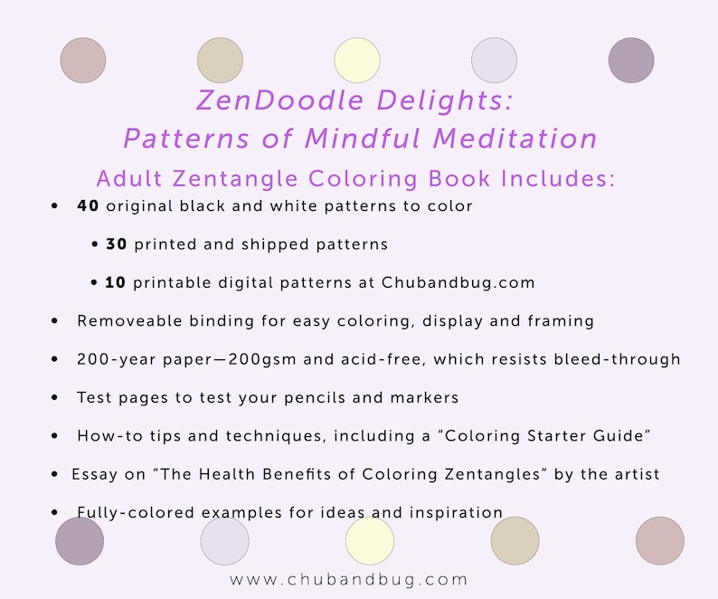 Zen Patterns Coloring Book: 40 Mindful Meditations for Adults to ...