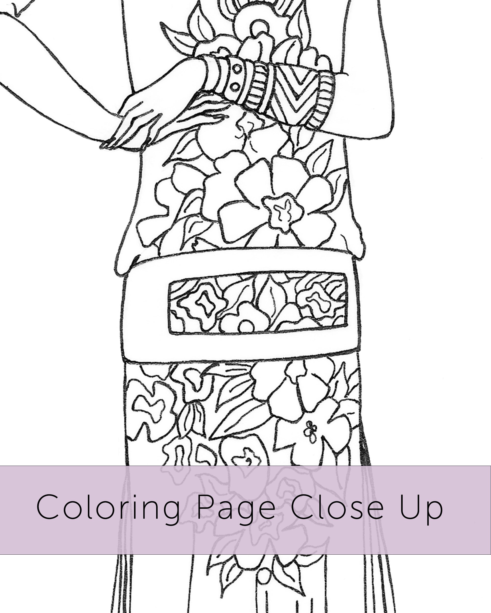 Coloring Pages 3 Pack Roaring 20s Printable Coloring Pages - Etsy