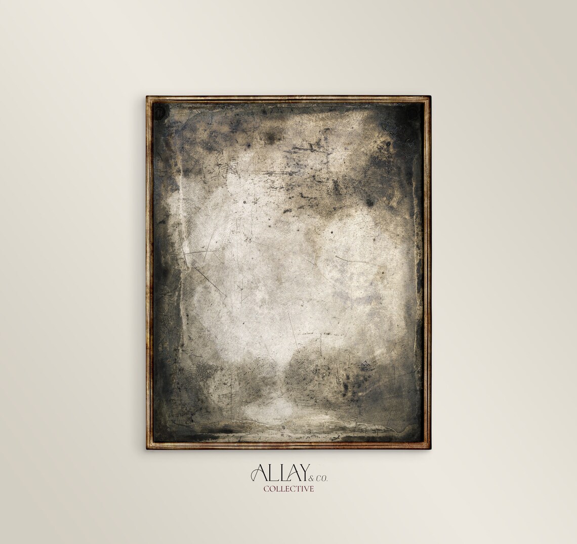 Contemporary Abstract Wall Art Moody Abstract Art Mid - Etsy