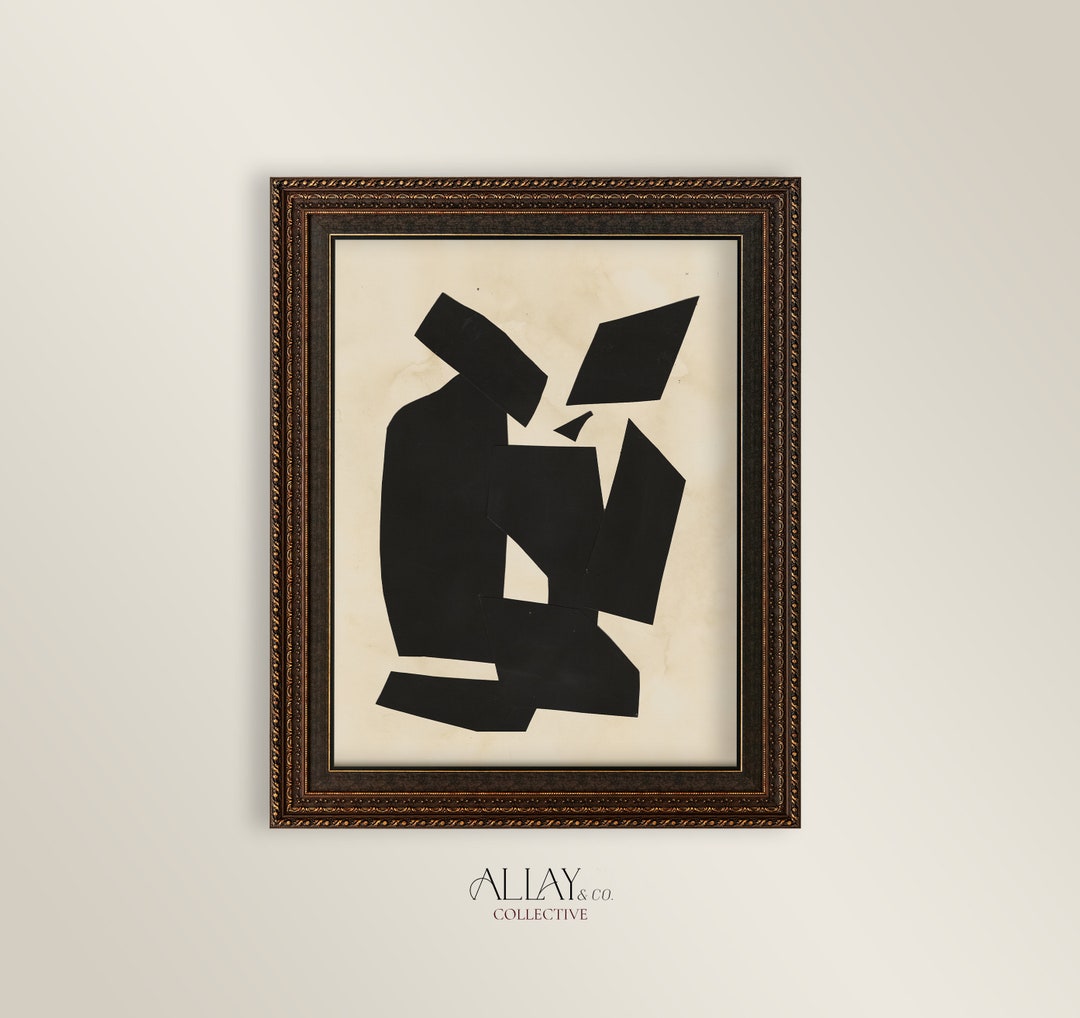 Abstract Figure Cutout| Figurative Silhouette | Figure Wall Art ...