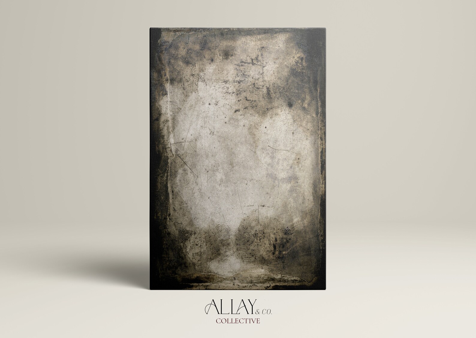 Contemporary Abstract Wall Art Moody Abstract Art Mid - Etsy