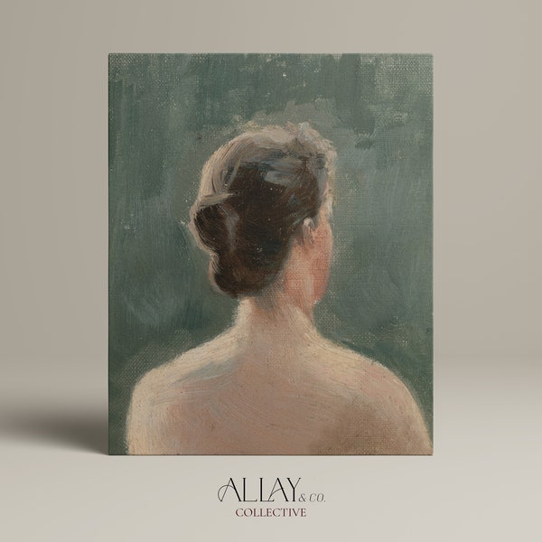 Woman Back Portrait - Etsy