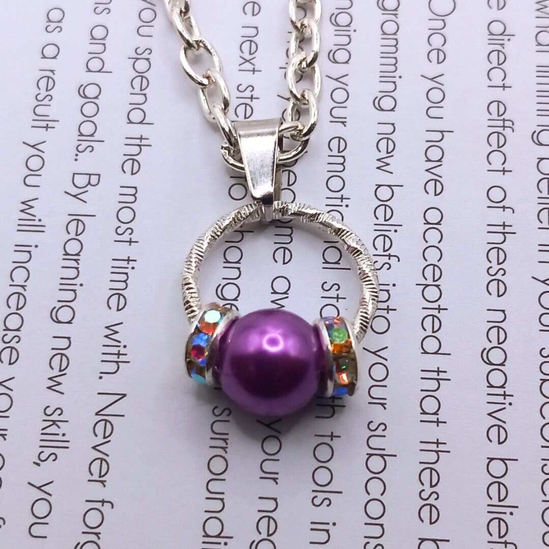 Fidget Adhd, Autism, Anxiety, Spinner Necklace for Women, Fidget ...