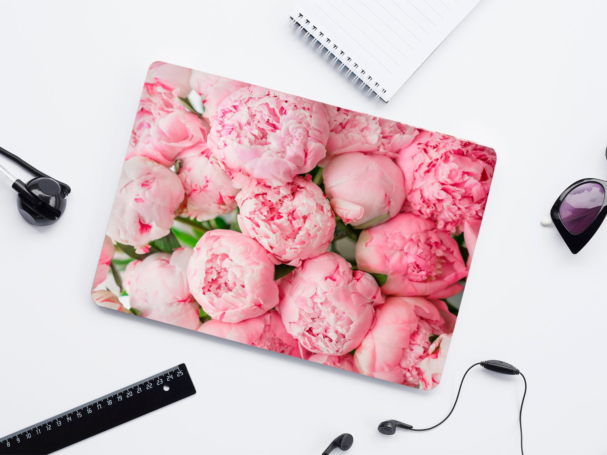 Peony Flower Laptop Skin Notebook Vinyl Decal Dell Floral | Etsy