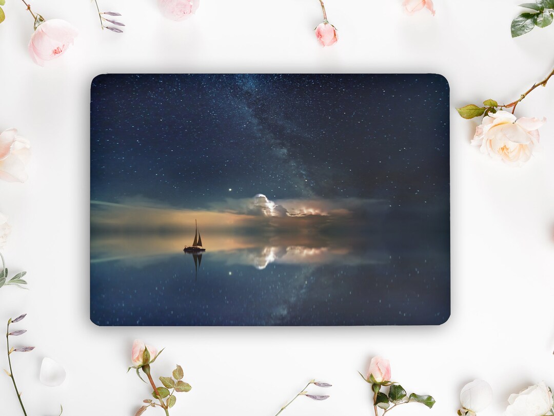 Sea View Laptop Skin Notebook Sailboat Vinyl Decal Star Dell Lenovo HP ...
