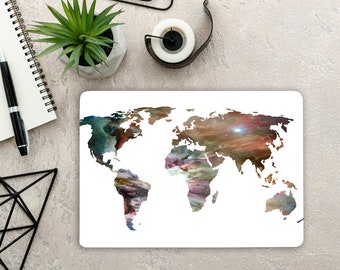 Laptop Skin World Map - Etsy