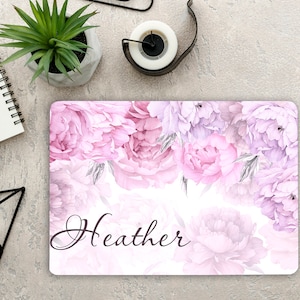 Peony Flower Laptop Skin Notebook Vinyl Decal Dell Floral Lenovo Asus ...