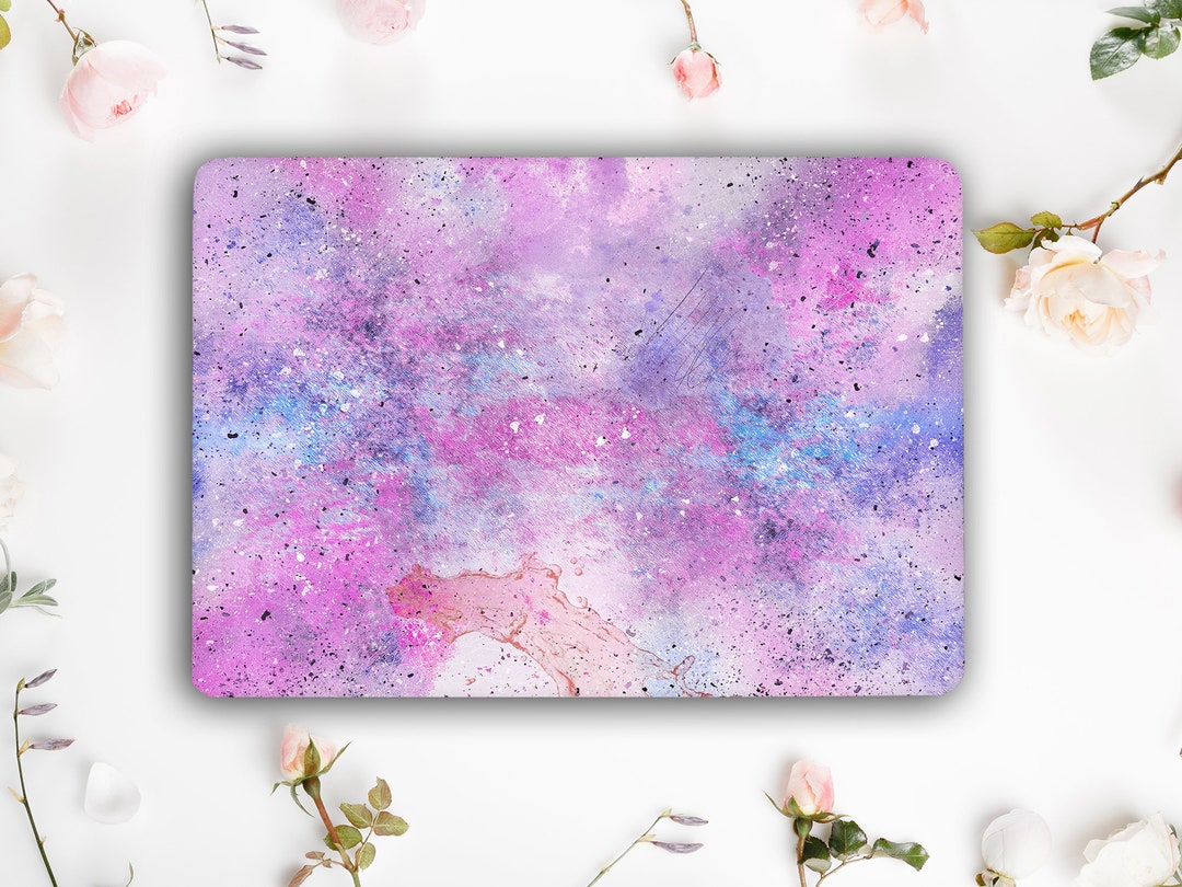Pink Watercolor Laptop Skin Notebook Vinyl Decal Dell HP Lenovo Asus ...