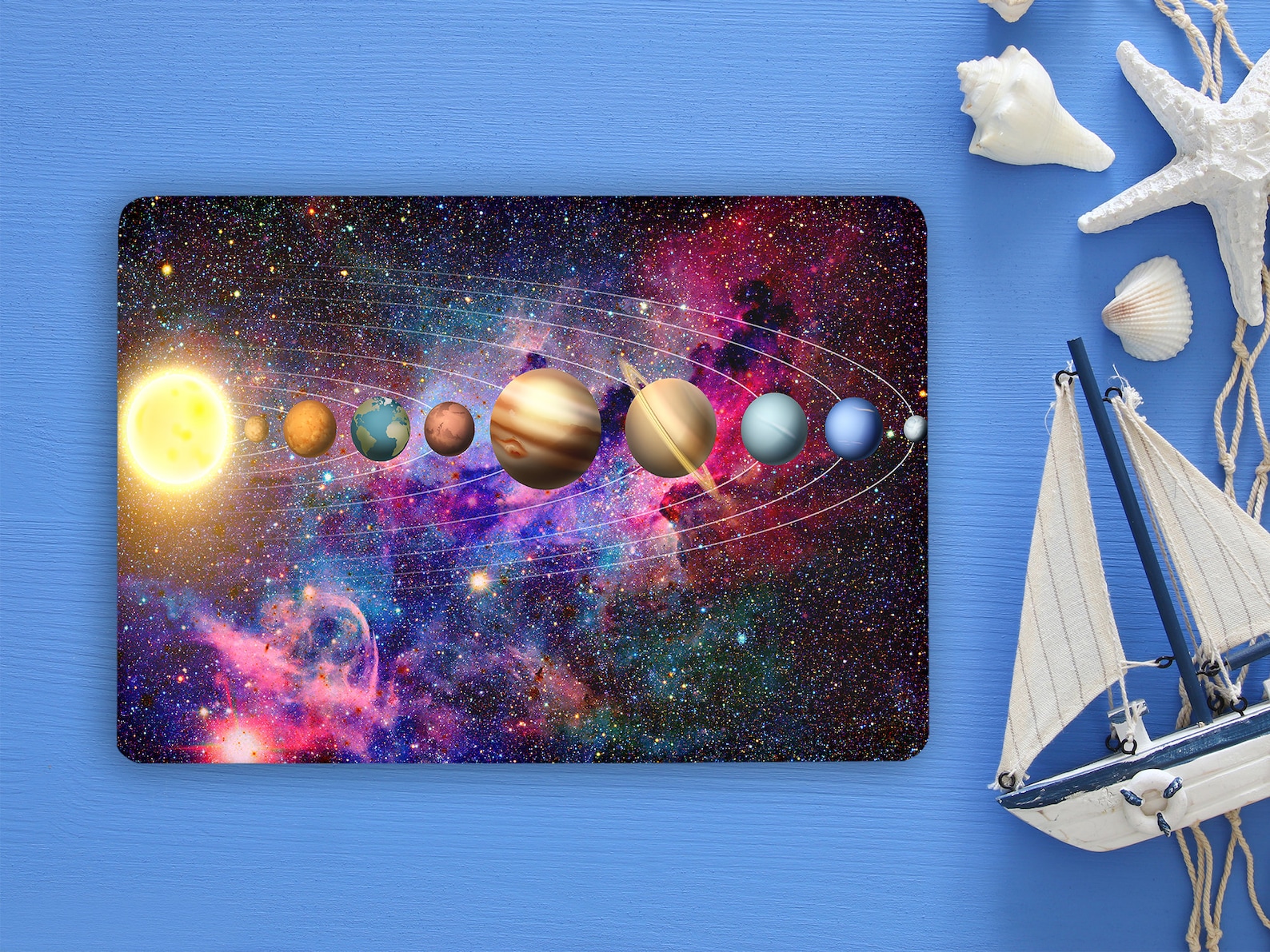 Solar System Space Laptop Skin Notebook Vinyl Decal Galaxy - Etsy