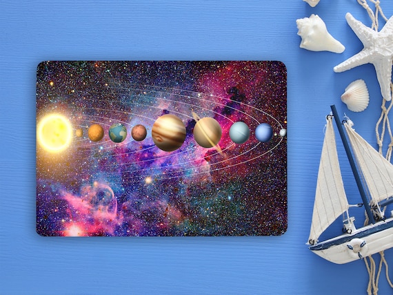 Solar System Space Laptop Skin Notebook Vinyl Decal Galaxy | Etsy