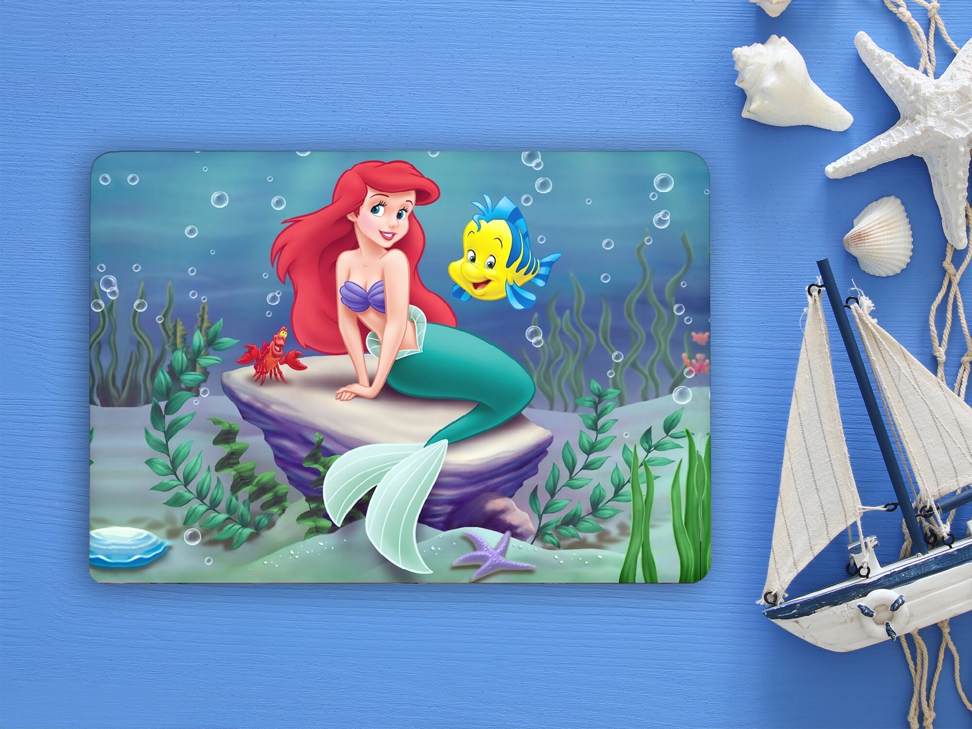 Mermaid Laptop Skin Notebook Vinyl Decal Dell Hp Lenovo Asus Etsy
