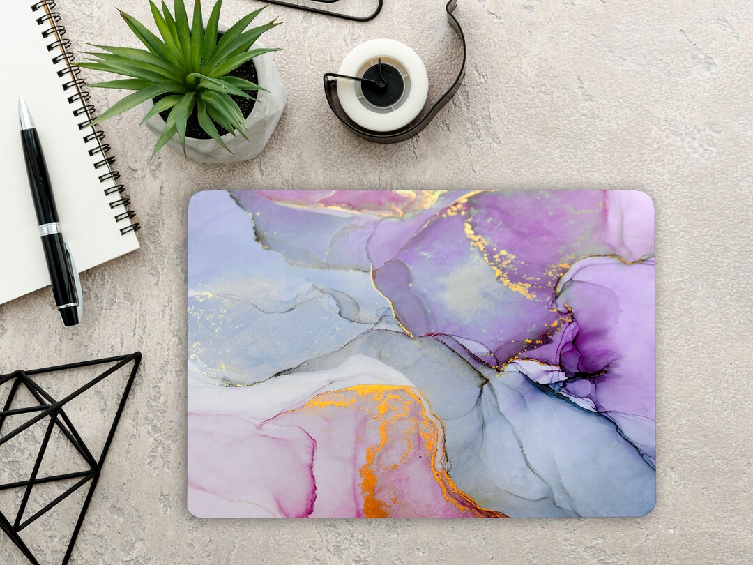 Pale Blue Marble Laptop Skin Not Metallic Vinyl Decal Universal ...