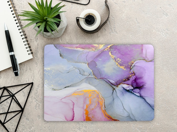 Pale Blue Marble Laptop Skin Not Metallic Vintage Notebook | Etsy