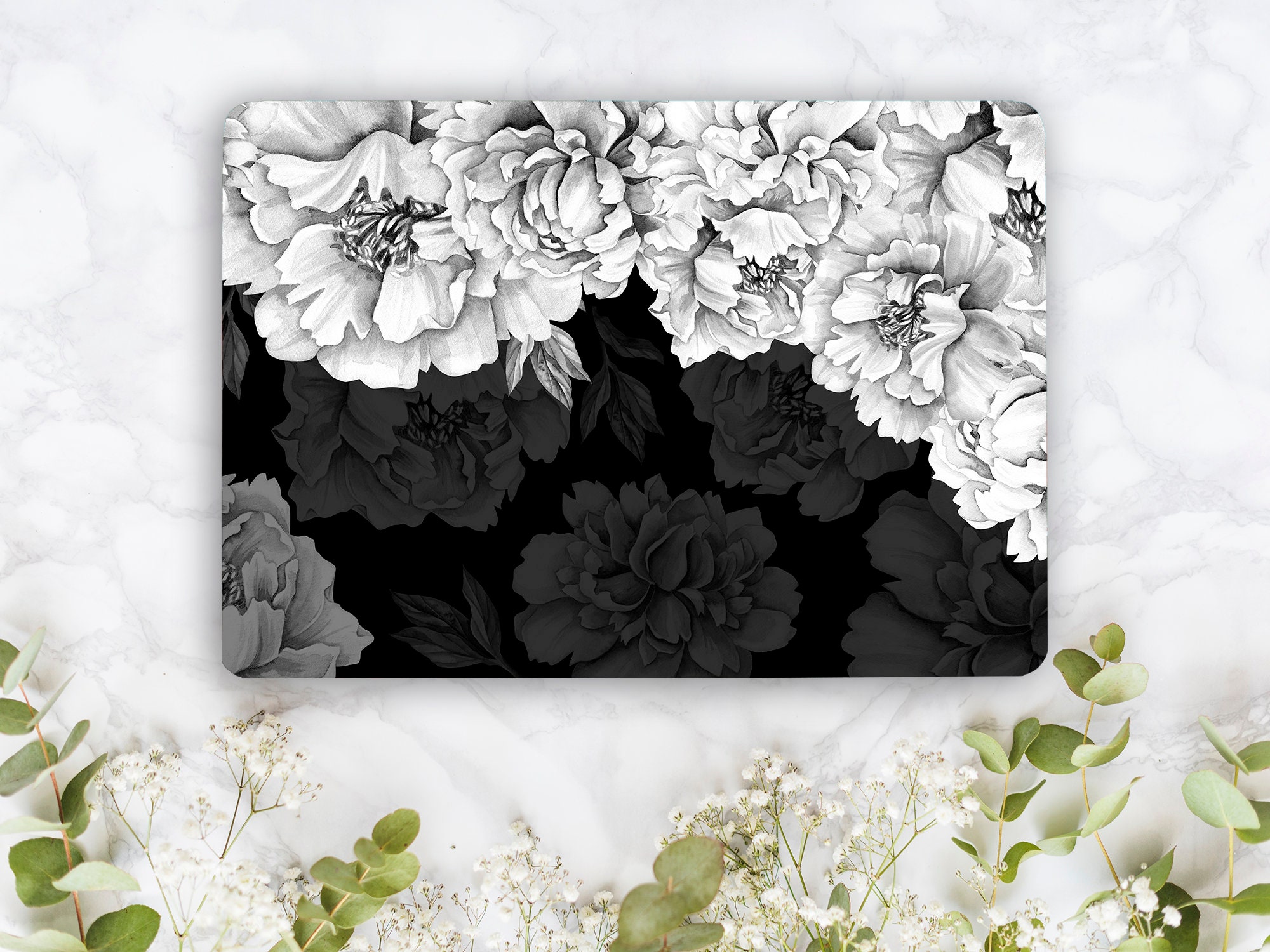 Peony Flower Laptop Skin Notebook Vinyl Decal Dell Floral | Etsy