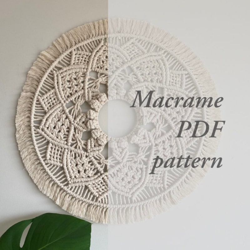 Macrame Mandala - Etsy