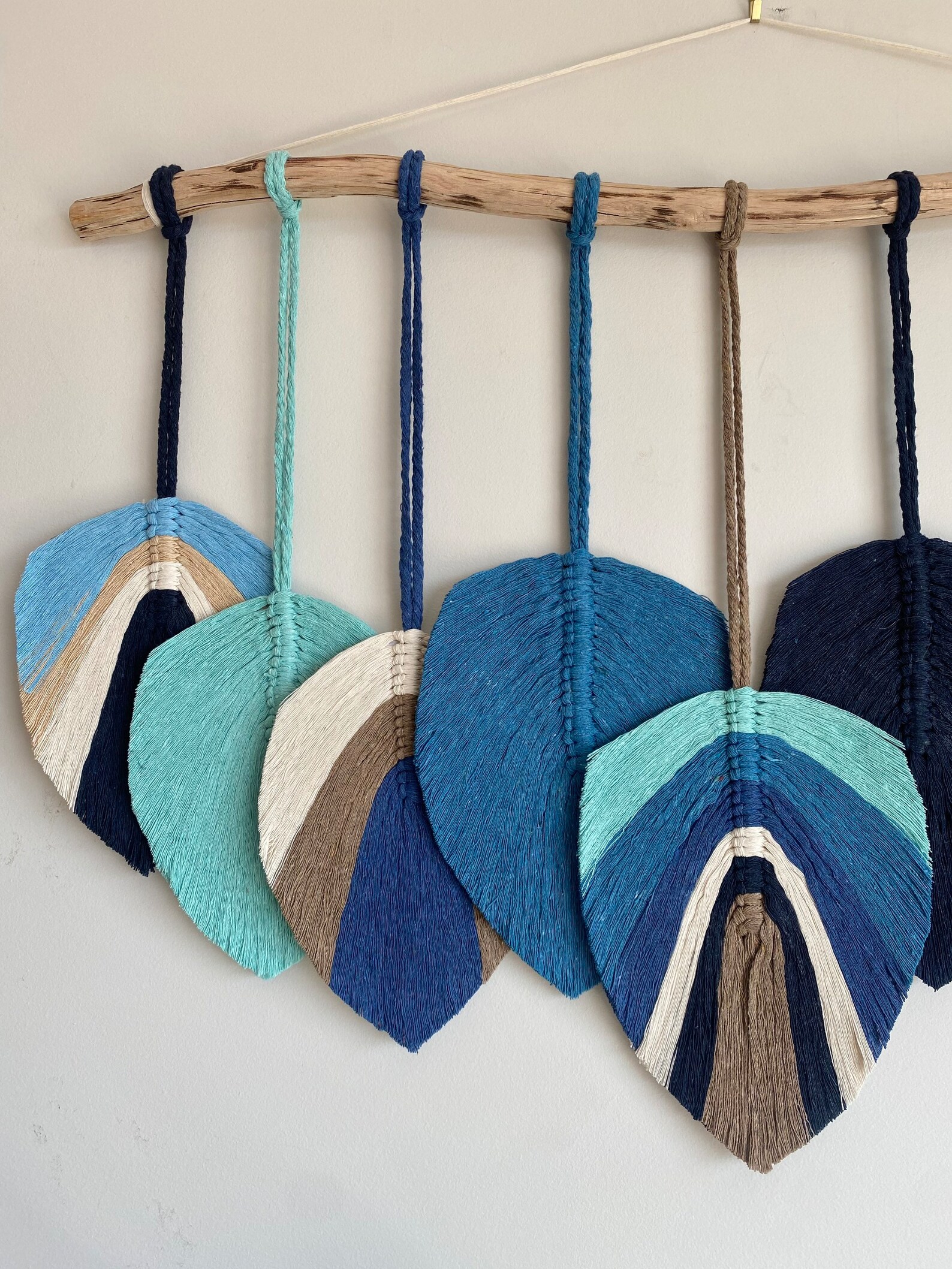 Macrame Leaf Wall Hanging Home Decor ‘autumn’ - Etsy Australia