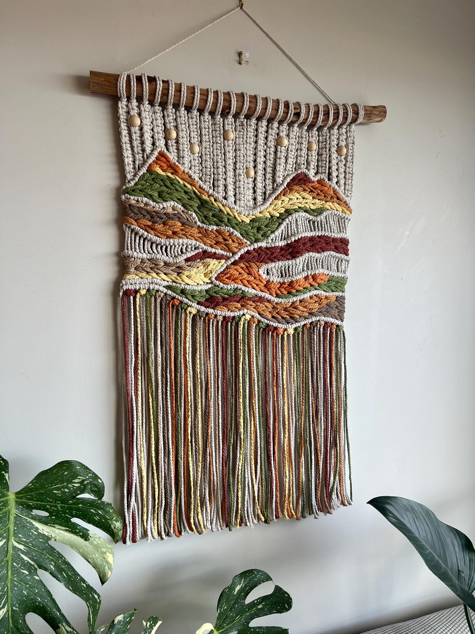 Cradle Mountain No.2 - Landscape Macrame Macraweave Wall Hanging ...