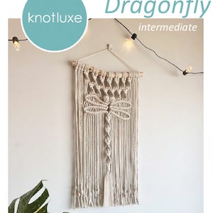 Macrame Pattern for a Dragonfly, PDF File, Intermediate Skill Level ...