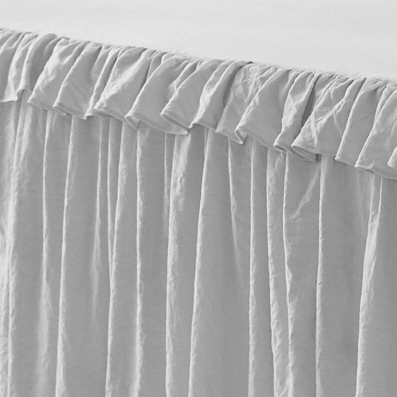 Dust Layered Ruffle Style Gathered Bedspread Set 100% Cotton - Etsy