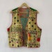Cotton Kantha Handmade Waistcoat , Long Length Summer Vest , Unisex ...