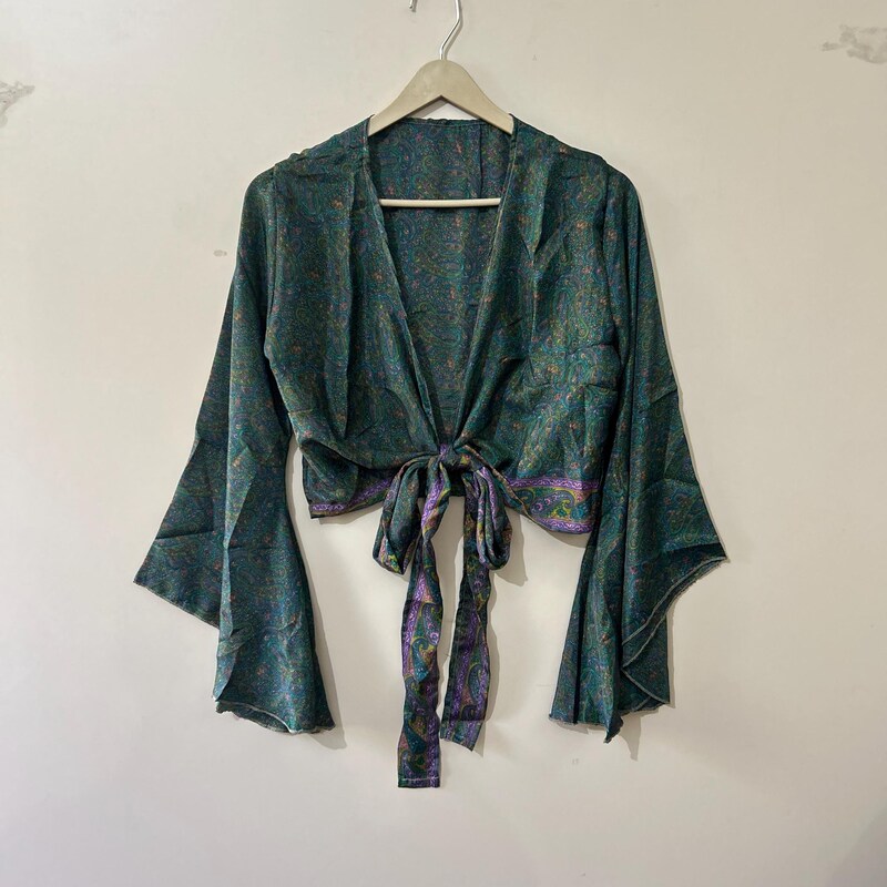 Floral Silk Top - Etsy