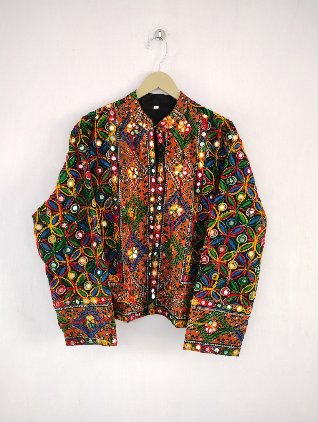 Embroidered Banjara Jacket: Vintage Kutch Tribal Coat - Etsy