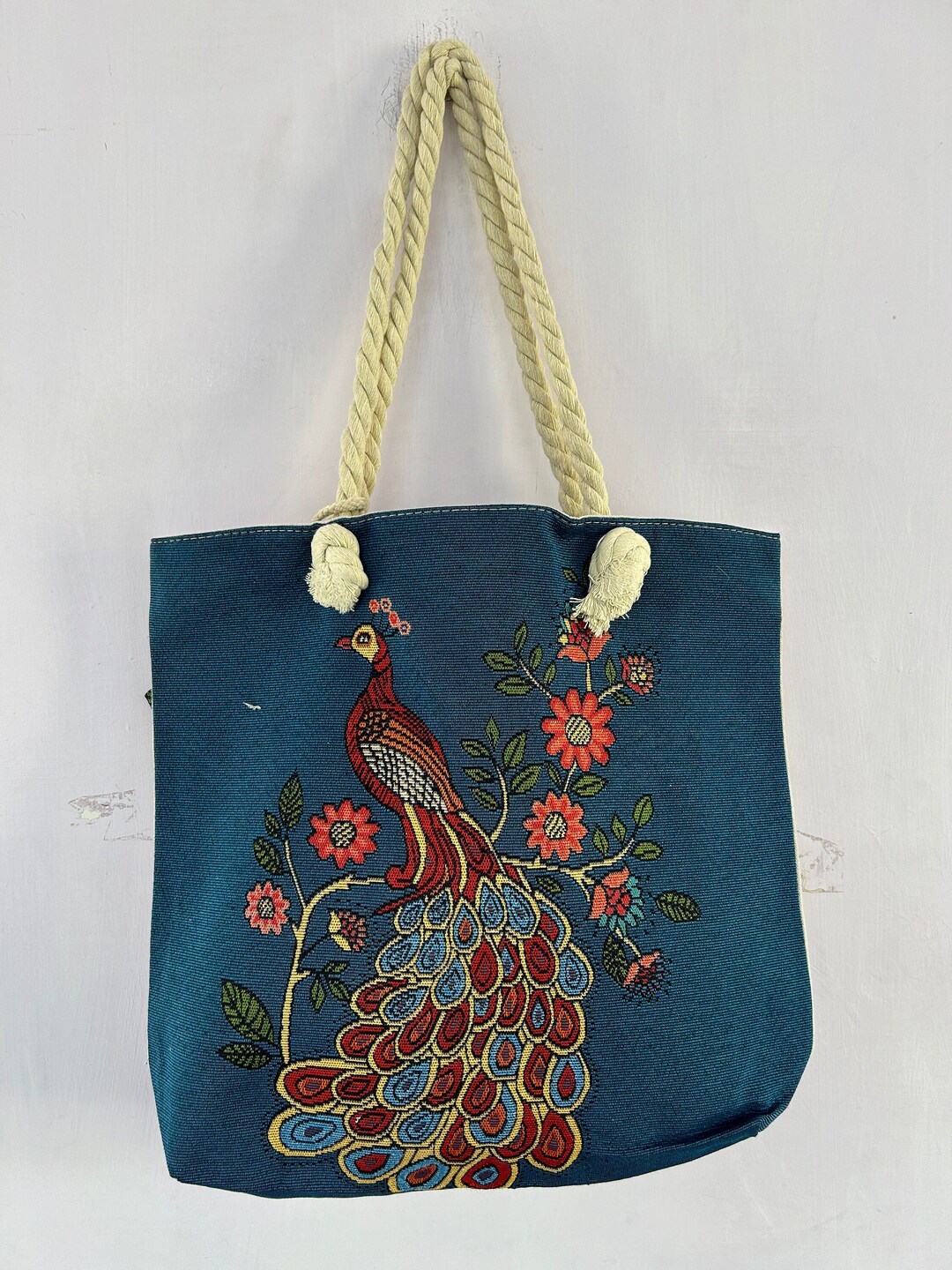 Beautiful Handmade Canvas Tote Bags, Shoulder Bag, Shopping Bag With ...