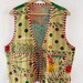Cotton Kantha Handmade Waistcoat , Long Length Summer Vest , Unisex ...