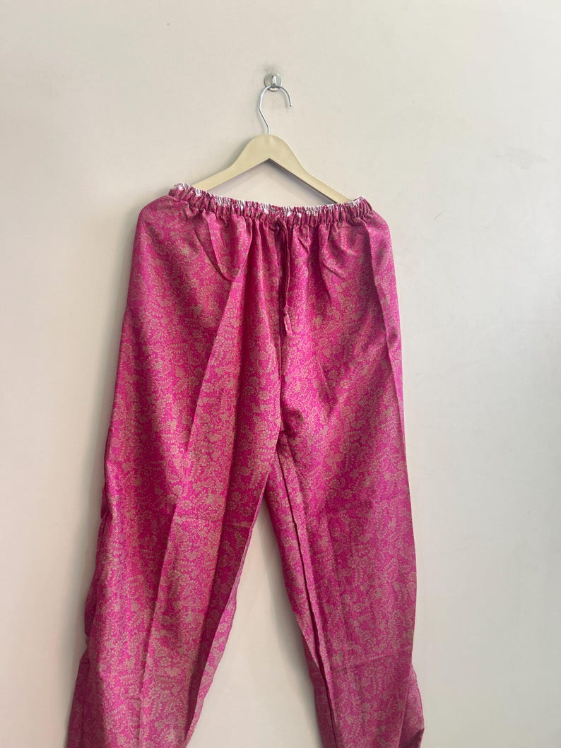 Boho Silk Harem Pants, Hippie Style Night Pajama - Etsy