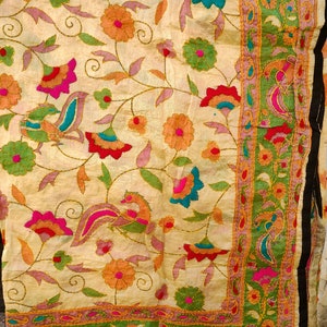 Indian Handmade Phulkari Embroidered Jacket Coat for Women - Etsy