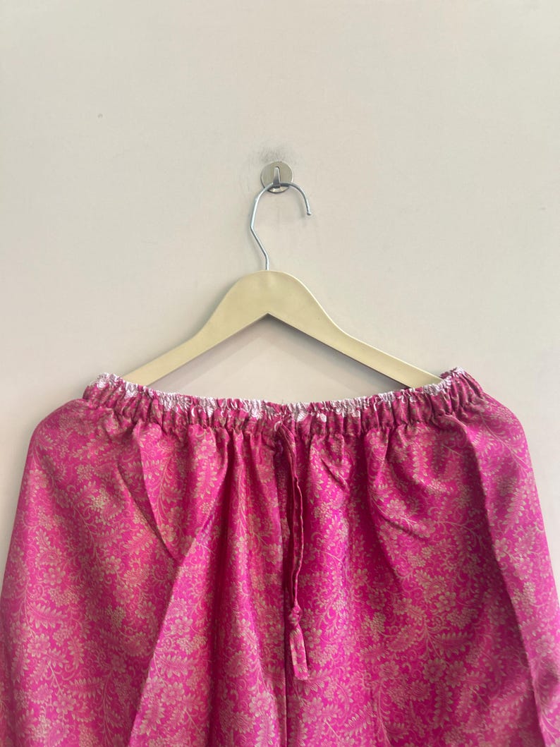 Boho Silk Harem Pants, Hippie Style Night Pajama - Etsy