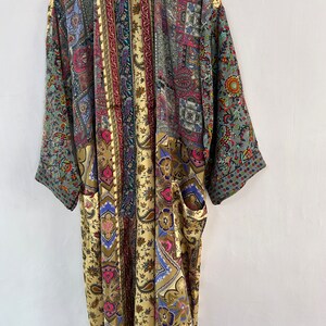 Woman Silk Kimono, Vintage Kimono Robe for Women, Boho Kimono Duster ...