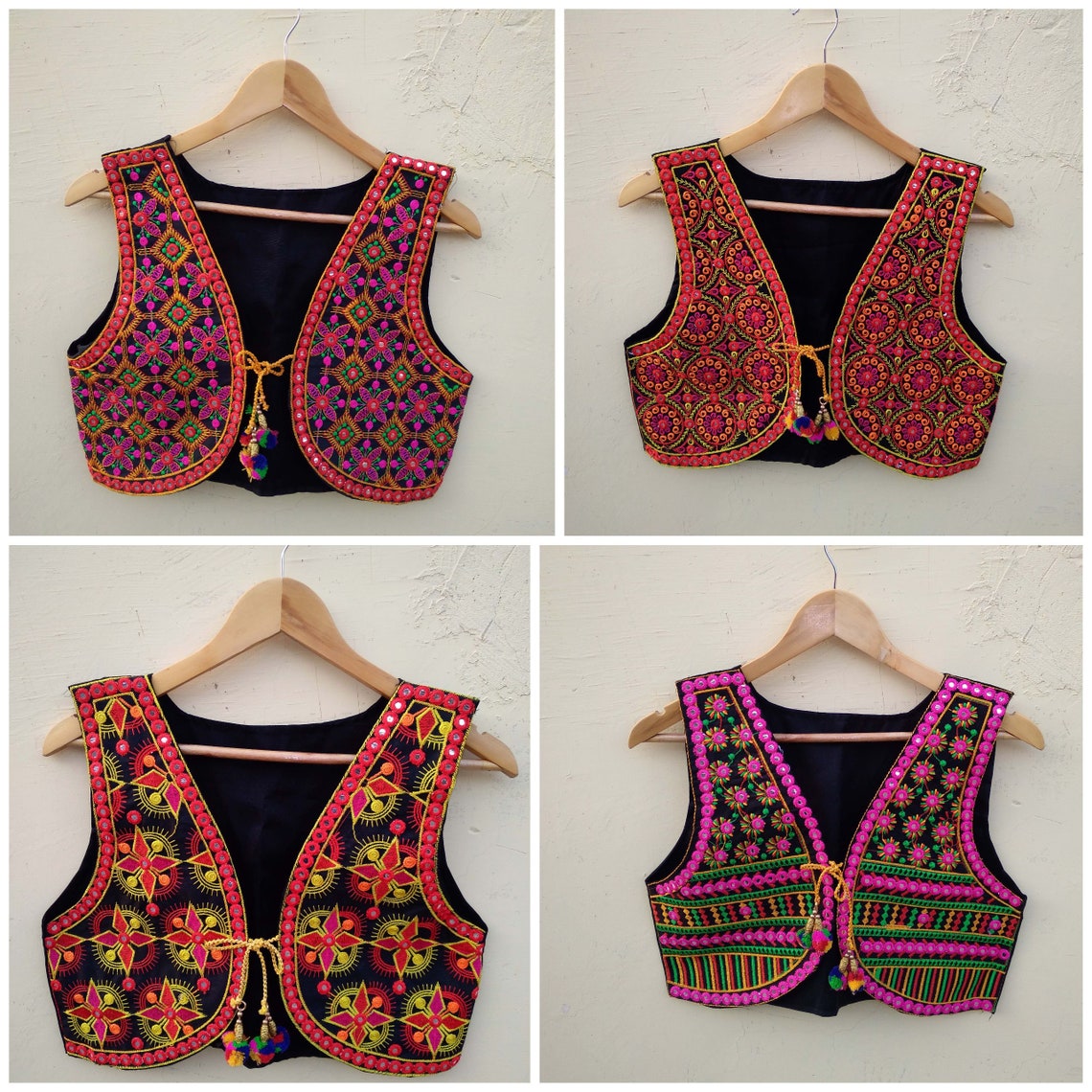 Embroidered Banjara Jacket: Indian Kutch Tribal Vest - Etsy